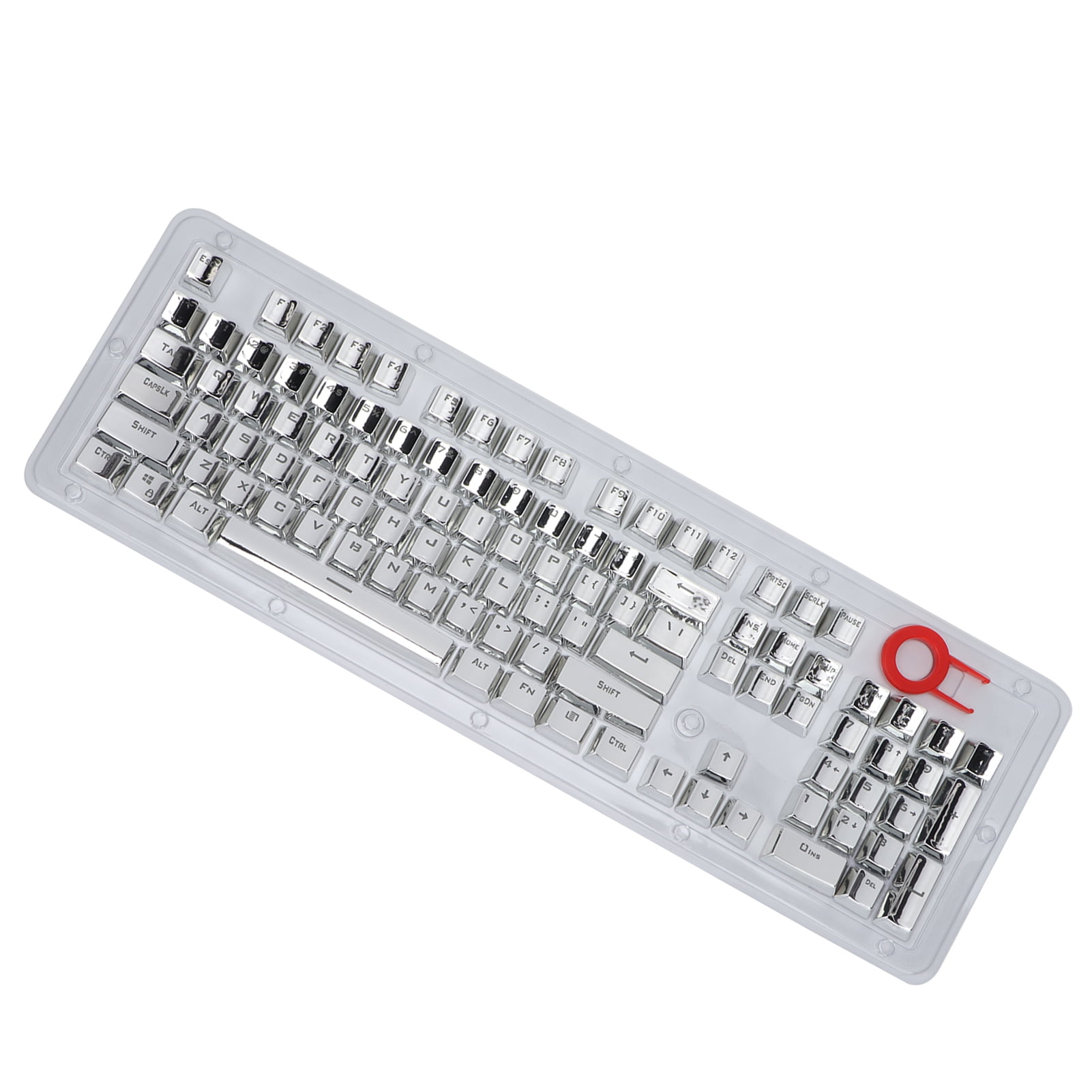 Teclas de teclado, 104 piezas Teclas de teclado metálicas duraderas ...