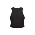Black Skeleton Hand Heart Graphic Crop Tank Top, Womens Sleeveless ...