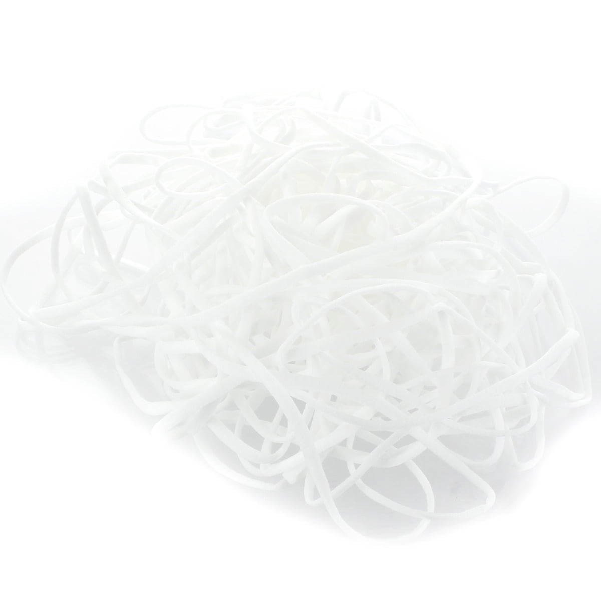 4mm Spandex Skinny Elastic Cord White 25yd - Walmart.com