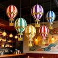 AOOOWER Artistic Small Hot Air Balloon Model AdditionHistorical Charm ...