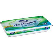 Great Value Low Streaking Wet Mopping Cloths, 12 Count - Walmart.com ...