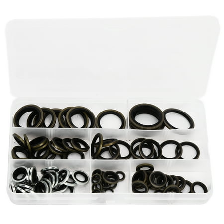 Sealing Gasket Assortment Kit, O Ring Washer Flat Easy Installation ...