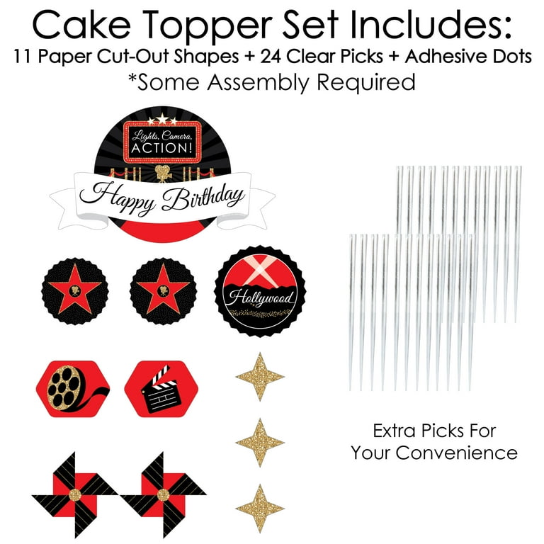 Hollywood Birthday Cake Kits