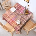 60x60in(152x152cm) Square Tablecloth, Waterproof Polyester Table Cover ...
