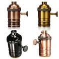 Bluethy Vintage E26 E27 Hang Light Lamp Bulb Holder Switch Edison Screw ...