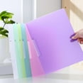 Document Folder with Side Open Rotating Clamp Water Resistant File ...