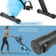 Folding Exercise Bike - Dual Position Upright and Recumbent X-Bike with ...