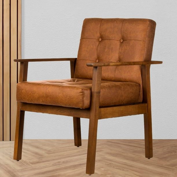 Sillon Individual de Vinipiel moderno Jacof color Habano FRATELLO ...