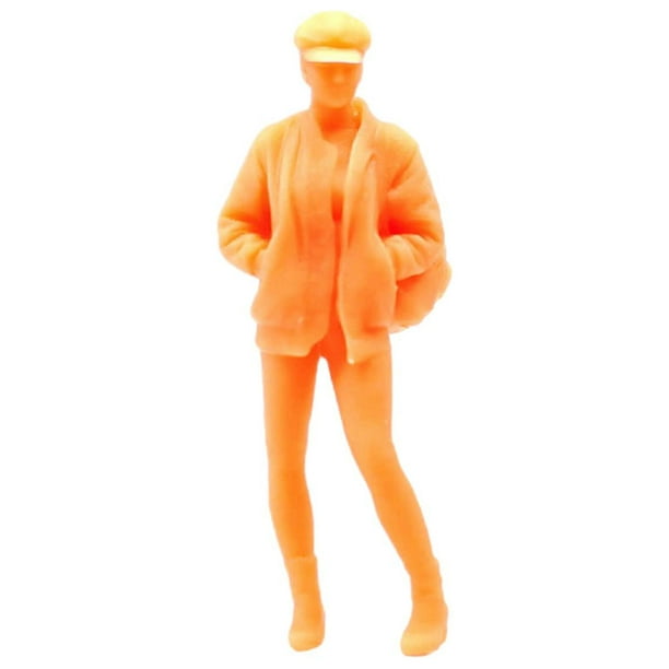 1:64 Scale Model People Model Railways Architectural Resin Tiny People ...