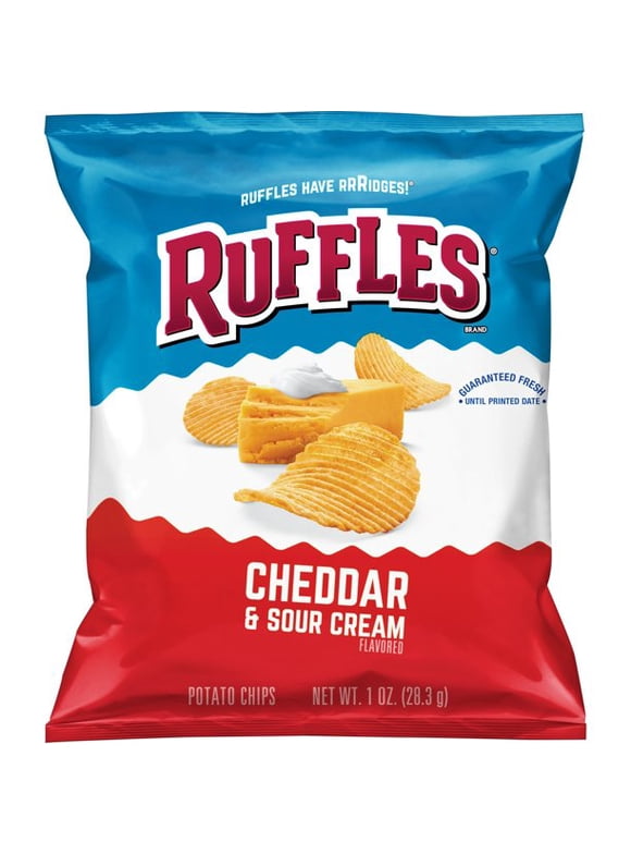 Cheddar and Sour Cream Ruffles in Chips - Walmart.com