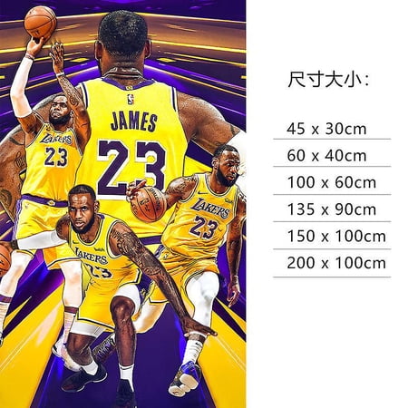 Js 23# Nba Lakers No.23 James Wallpaper Decorative Stickers Self ...
