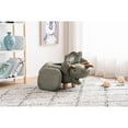 Home 2 Office Dean The Dinosaur Fabric Storage Ottoman/Stool in Gray ...