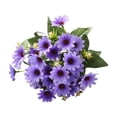 HAJAGP Purple Artificial Daisy - Easter Table Decor, Faux Chrysanthemum ...