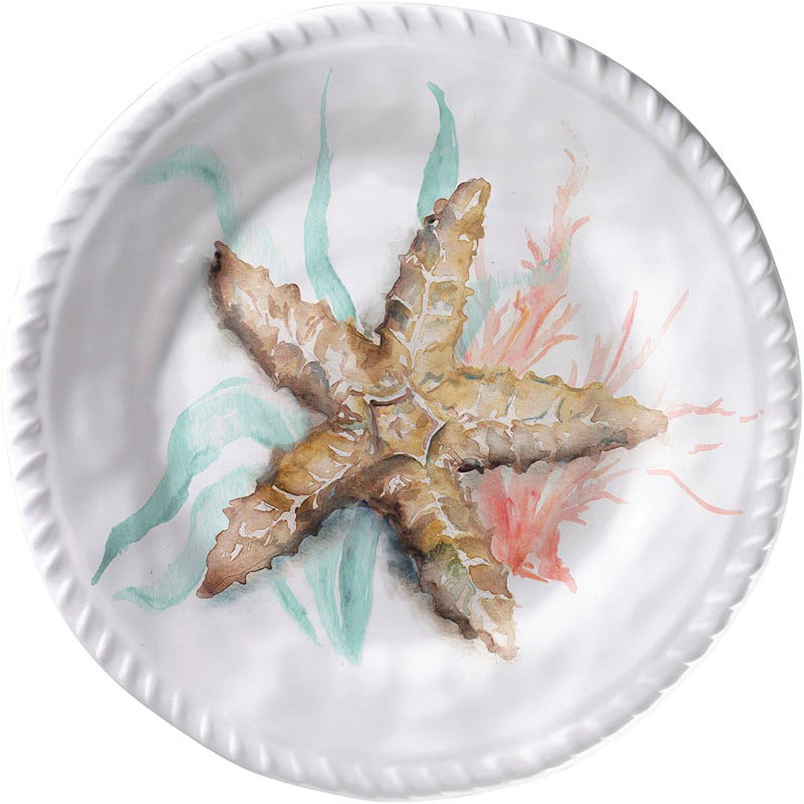 Merritt International Coral Shell 8in plate - Starfish - Walmart.com