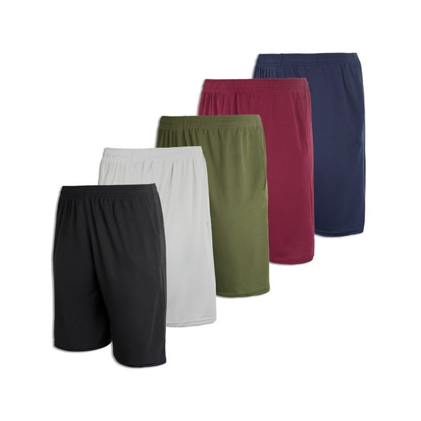 Real Essentials Boys' 5-Pack Mesh Active Athletic Performance ...