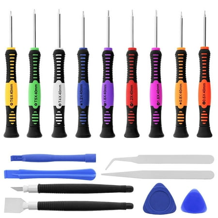 iPhone Tool Kit, Fosmon 17 Pieces Tool Repair Kit [ 5-Point Pentalobe ...