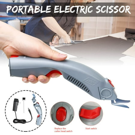 110V-240V Electric Scissors Shears Cloth Cutter Fabric Cutting Machine ...