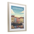 Stupell Industries Copenhagen Cityscape with River Birch Framed Print ...