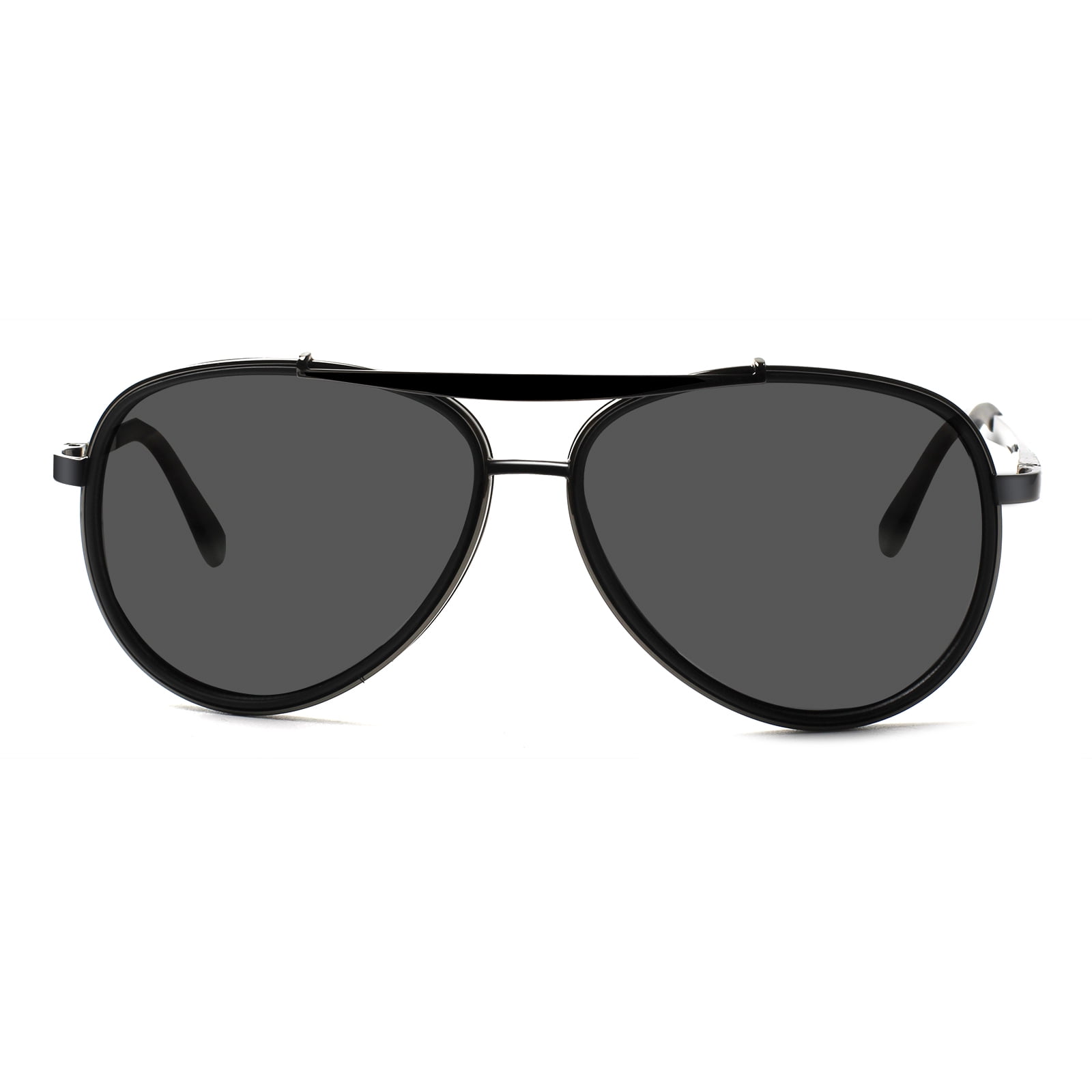 Sunvoes Retro Pilot Polarized Sunglasses For Men Women Spring Hinge