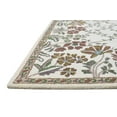 Ivory Wool Rug 5' X 7' Modern Hand Tufted French Floral Room Size ...