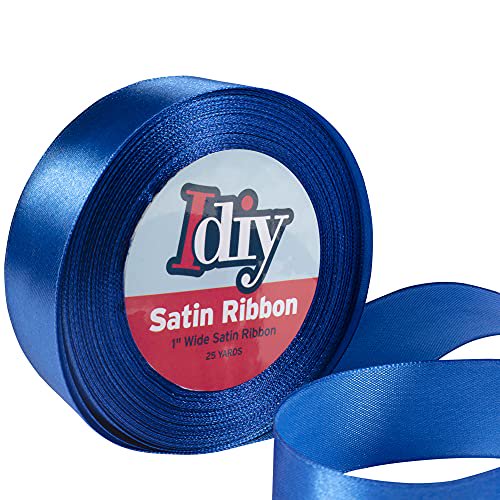 Idiy Satin Ribbon - 1, 25 Yards (Royale Blue) - Great for DIY Crafts ...
