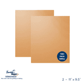 Yoshi - Copper Cooking Sheets for Baking Grilling Non-Stick 11" x 9.5 ...