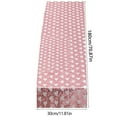 xaoyunyn Heart-Shaped Sequined Mesh Table Runner for Valentines'S Day ...