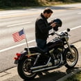 For American Flag Motorcycle Accessory with Mount, For Durable ...