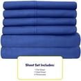 Full Size Bed Sheets - 6 Piece 1500 Supreme Collection Fine Brushed ...