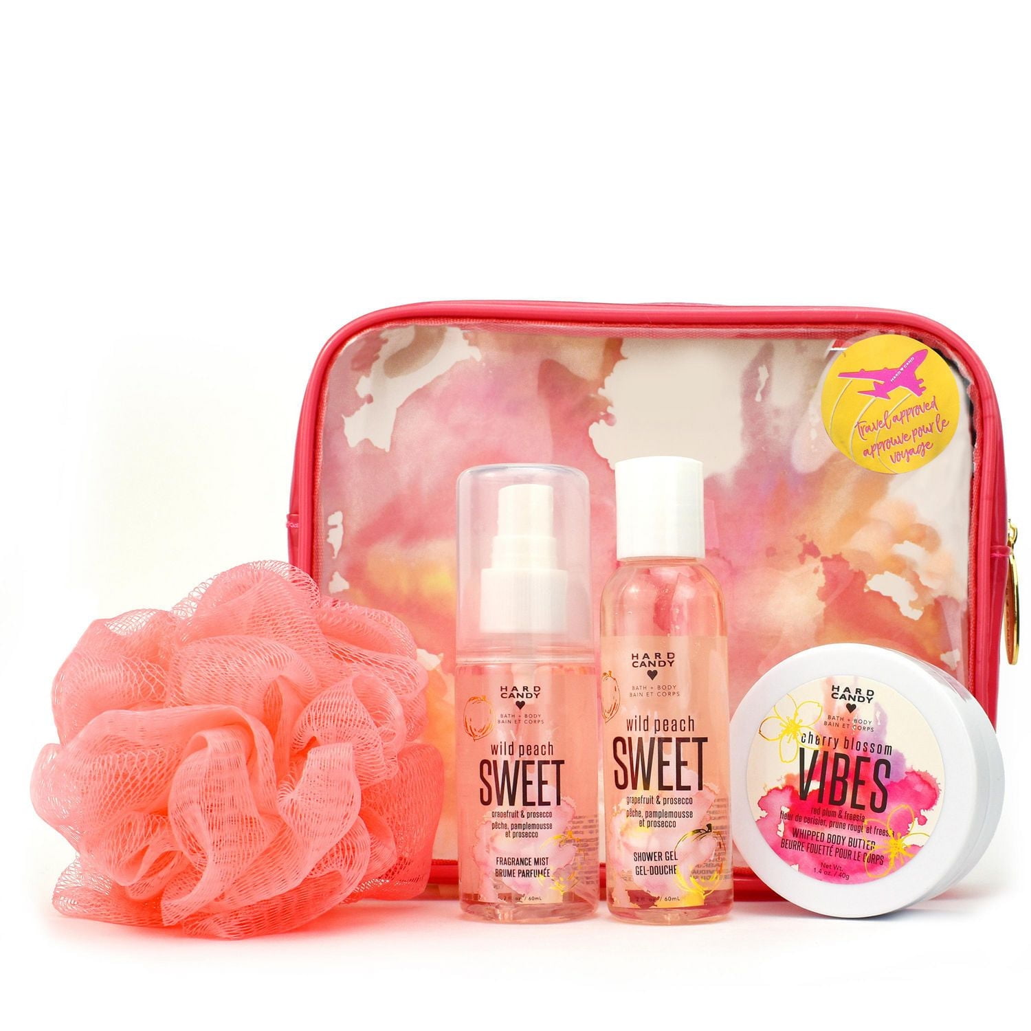 Hard Candy Bathing Beauty Bath and Shower Giftset - Sweet, Wild Peach ...