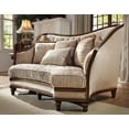 Traditional Antique Gold & Dark Oak 3Pcs Sofa Set By Homey Design HD ...