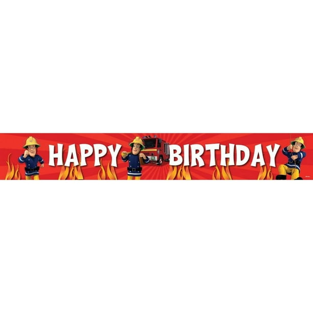 Fireman Sam Foil Banner - Walmart.ca