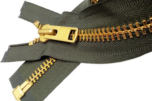 YKK Sale 28" Extra Heavy Duty Jacket Zipper YKK #10 Brass Separating ...