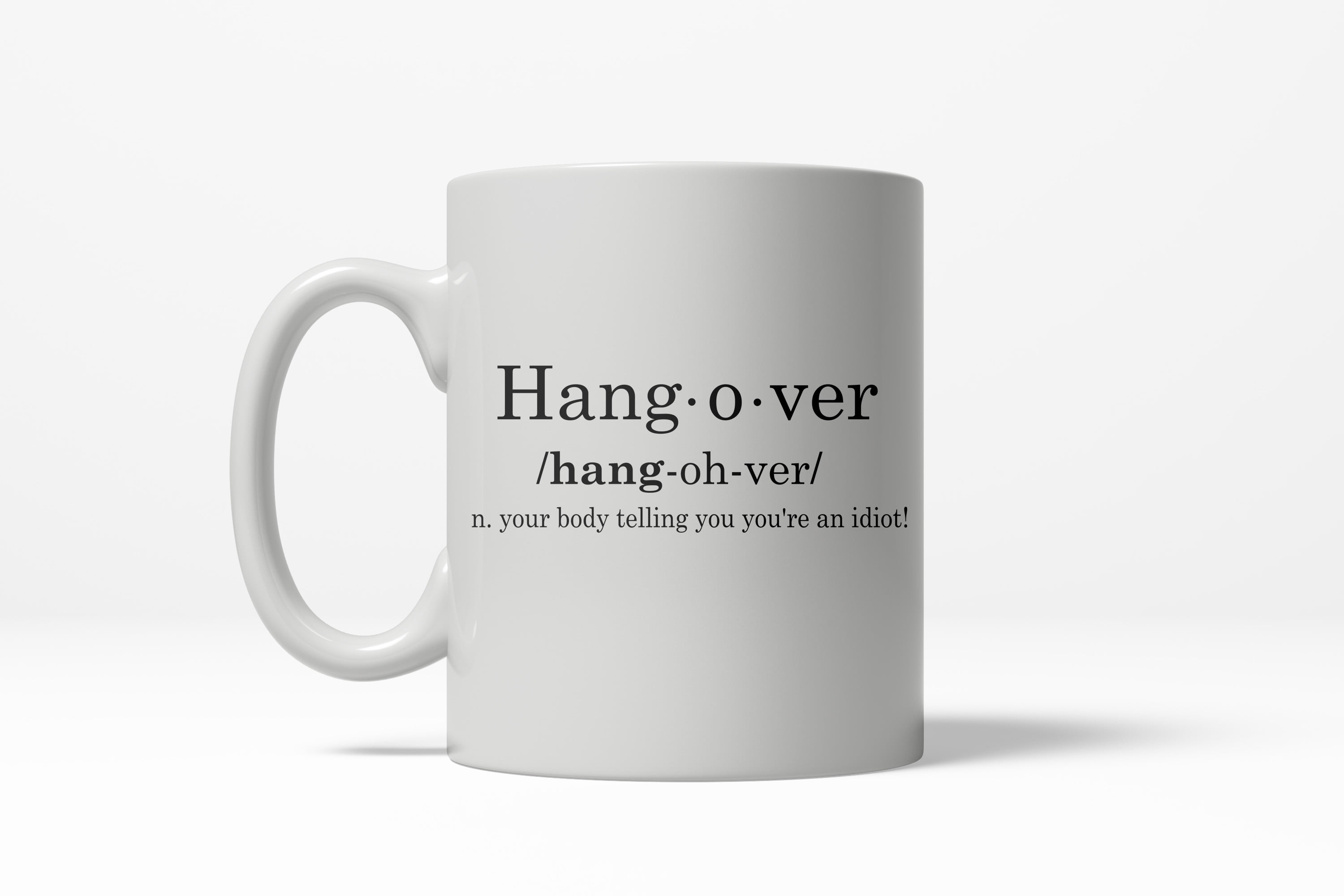 Hangover Definition Funny English Grammar Ceramic Coffee Drinking Mug ...