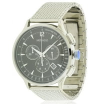 Movado Circa Stainless Steel Mesh Chronograph Mens Watch 0606803 ...