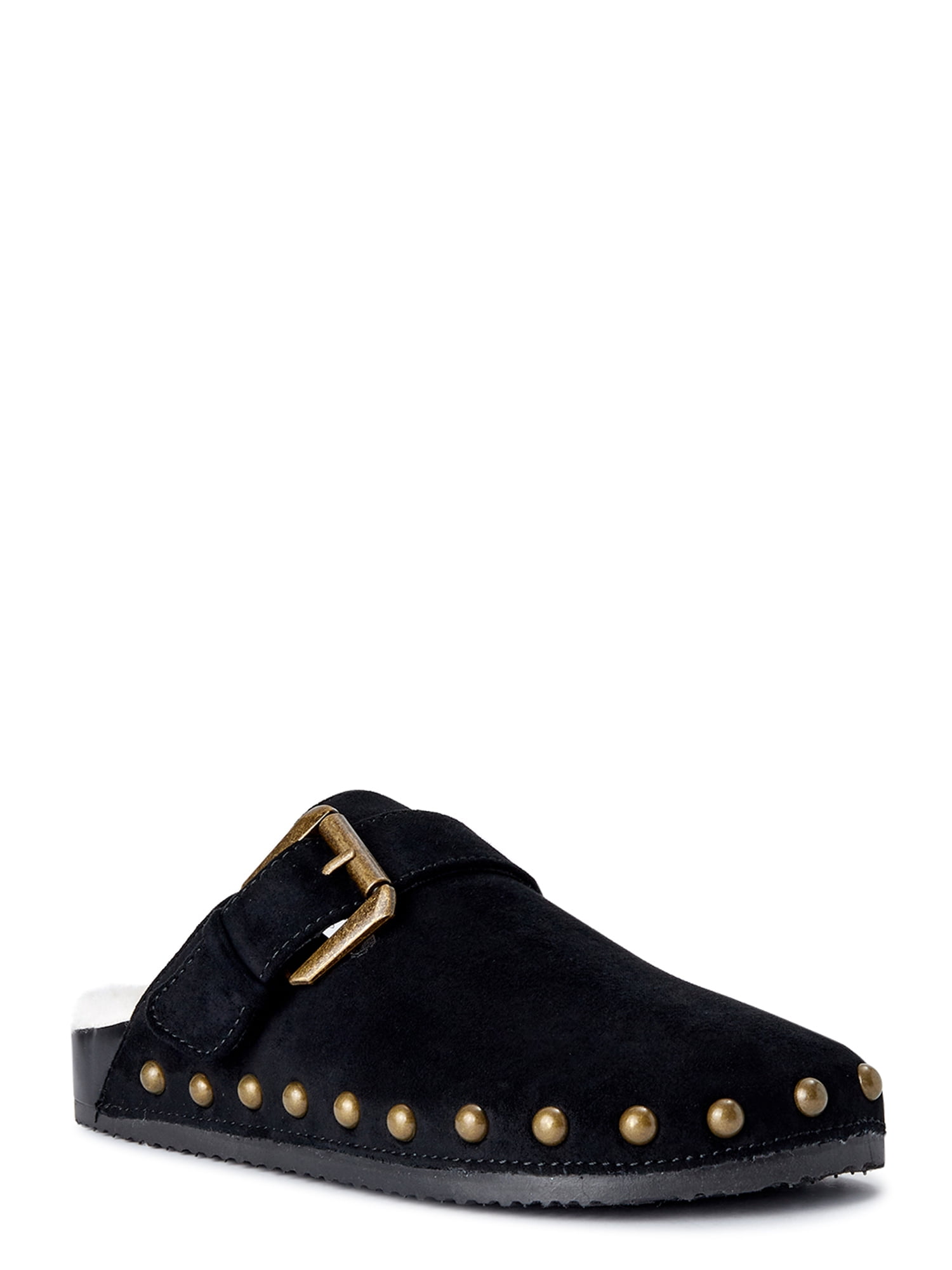Scoop Women's Studded Faux Shearling Clogs - Walmart.com