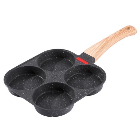 ShenMo Pancake Pan, 4 Holes Crepe Pan with Cartoon Pattern Non-Stick ...