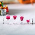 shenmeida 20Pcs Miniature Wine Bottles Glasses Mini Cocktail Glasses ...