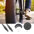 BESTYASH 4Pcs Durable Black Bike Pedal Straps with Hollow Hole Design ...