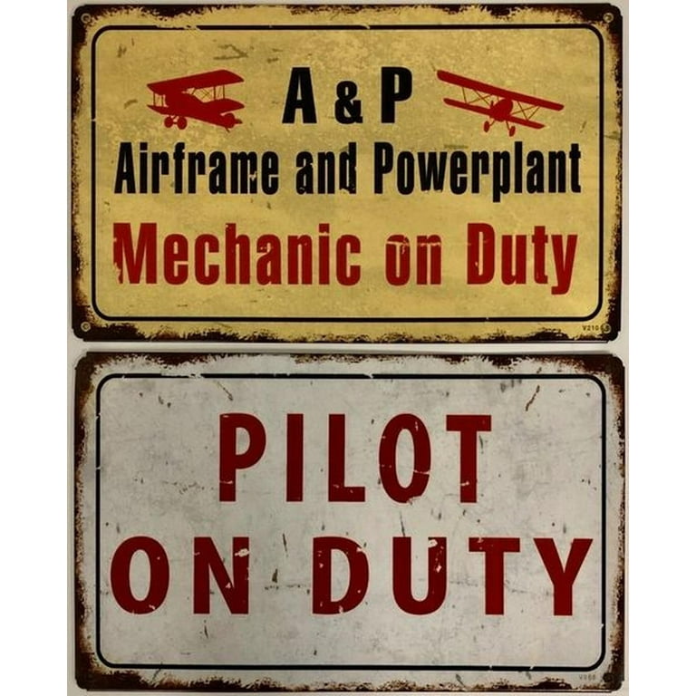 Vintage Aviation Signs