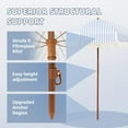Portable Umbrella with Stand, 6.5ft Sun Shade Umbrella with Stand ...