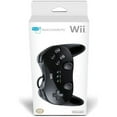 Restored Nintendo OEM Classic Controller Pro Black For Wii Gamepad ...