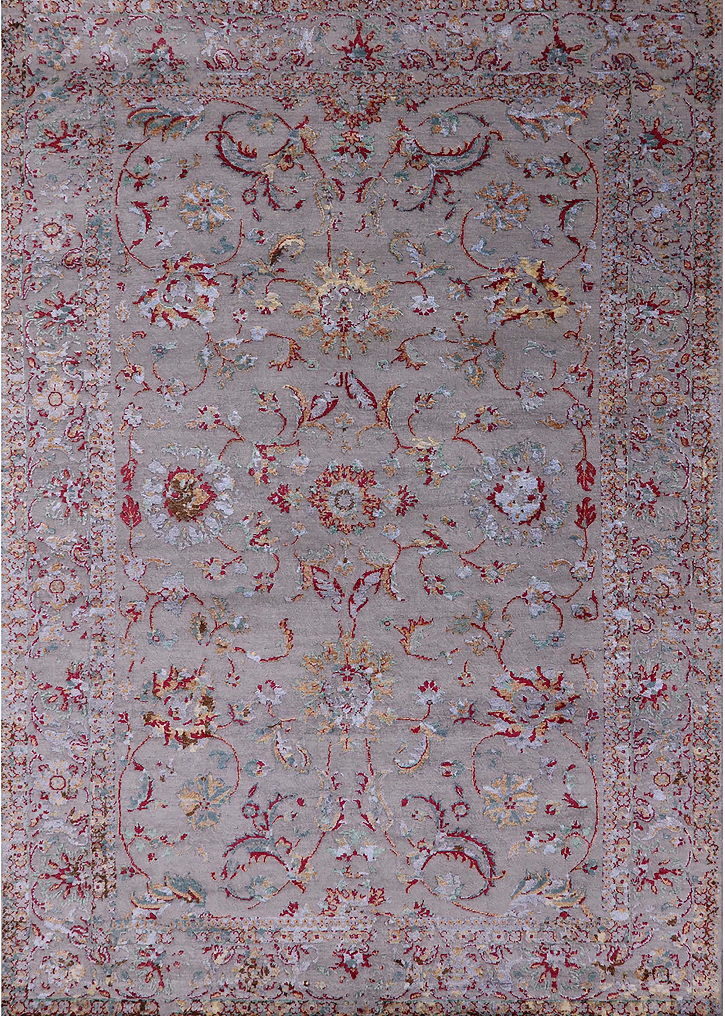 Ahgly Company Indoor Rectangle Mid-Century Modern Dark Gray Oriental ...