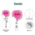 Acrylic Organ Badge Reel Organ Heart Badge Clip Anatomy Teaching Tool ...