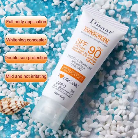 Sunblock Whiten Cream Waterproof Long Lasting Face Body Skin SPF90 ...
