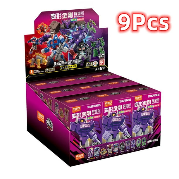 1/9Pcs Transformers Building Blocks Robot Kid Splicing toys Tarn Shockwave Nemesis Prime ...