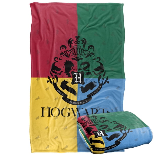 Harry Potter Blanket, 36"x58" Harry Potter House Pride Hogwarts Silky ...