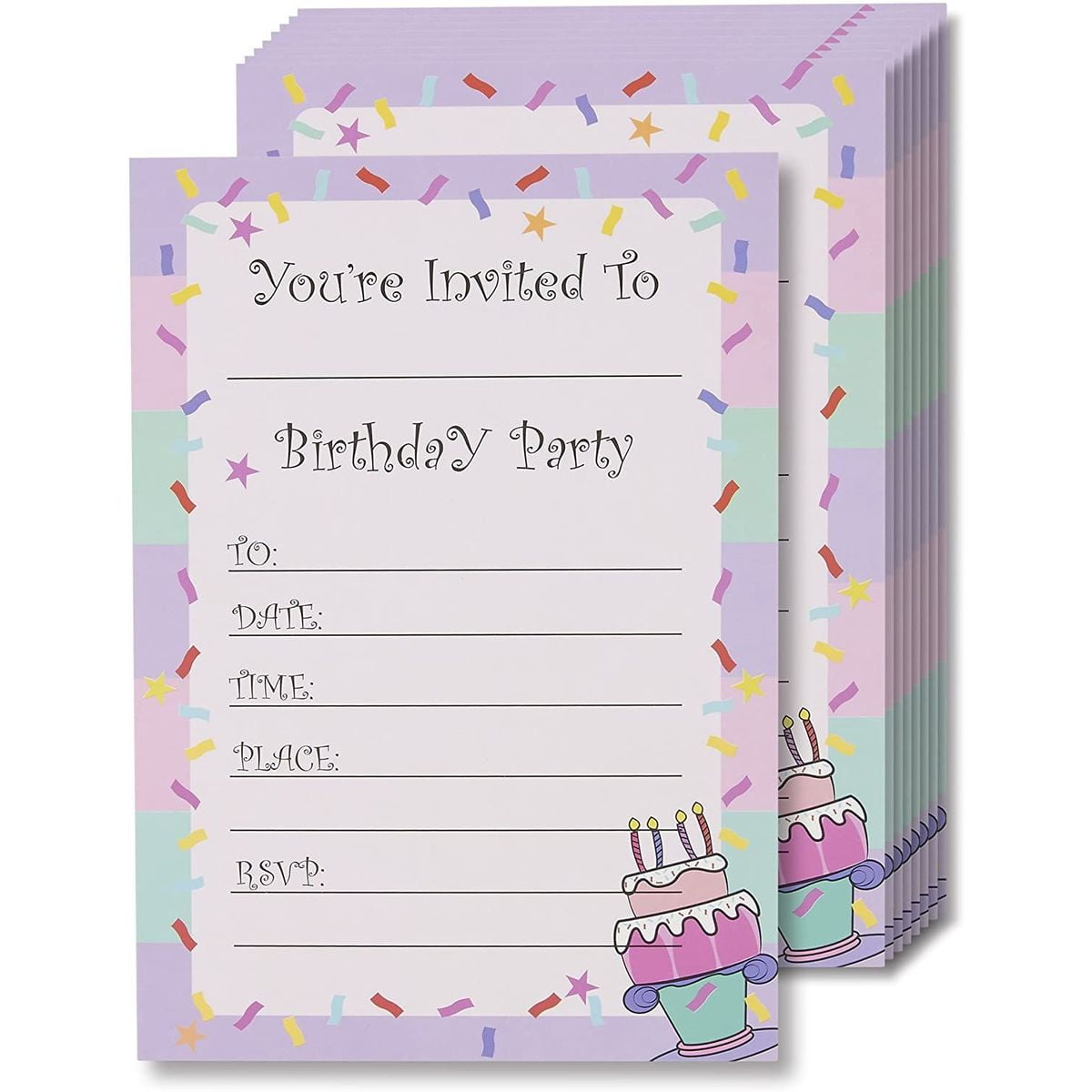 Click here for Juvale Invitation Cards - 24-Pack Birthday Party I... prices