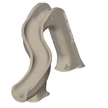 Global Pool Products Inground Swimming Pool Slide, Side Winder, Deck ...