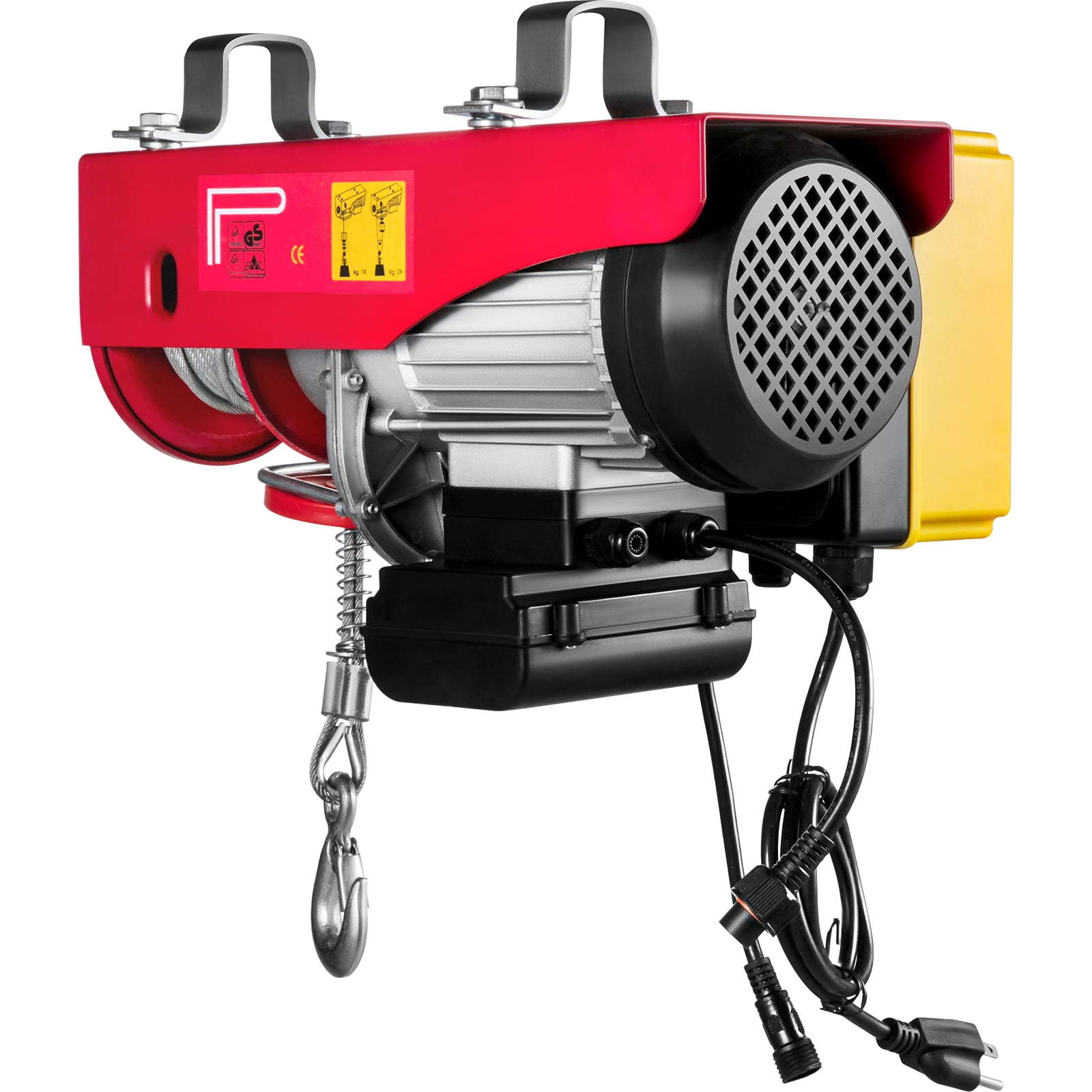 BENTISM 1100lbs Electric Hoist with Wireless Remote Control & Single ...